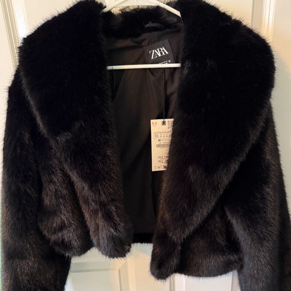 Zara | Jackets & Coats | Zara Fur Shrug Jacket | Poshmark